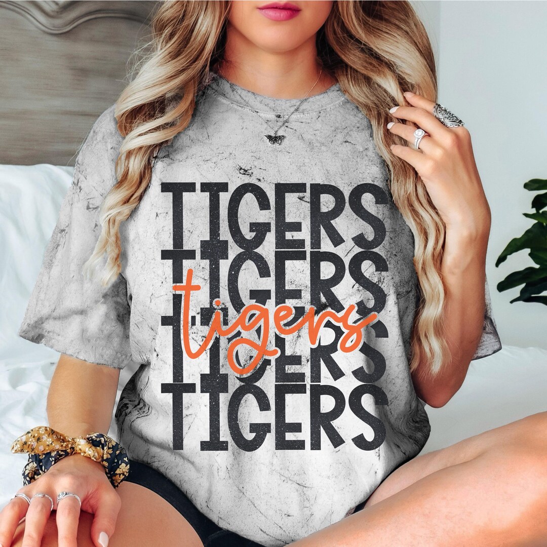 Custom Tigers Spirit Wear: Comfort Colors T-shirt or Sweatshirt - Etsy