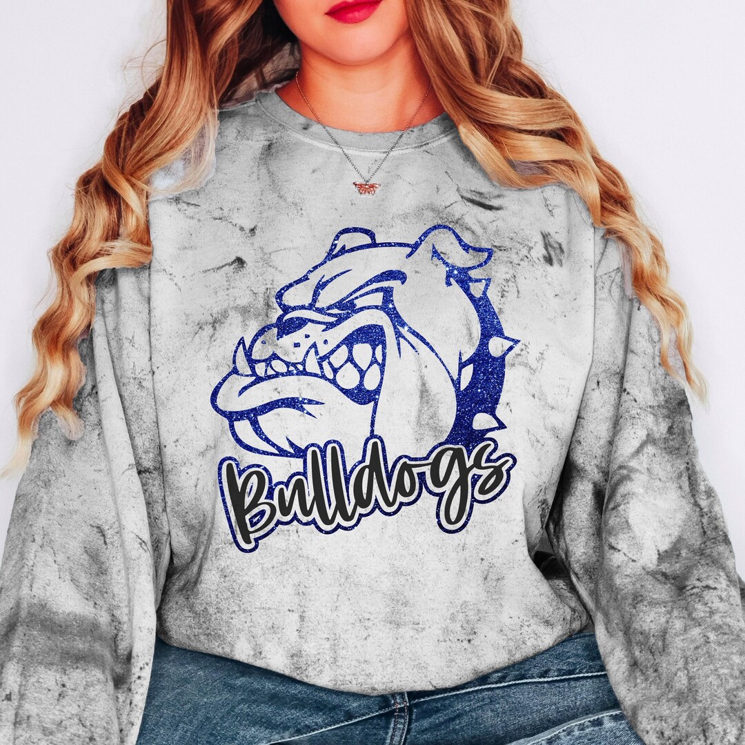 Custom Bulldogs Color Blast T-shirt or Sweatshirt: Personalized Spirit ...