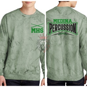 Custom Percussion Band Spirit Wear on Comfort Colors Color Blast T ...