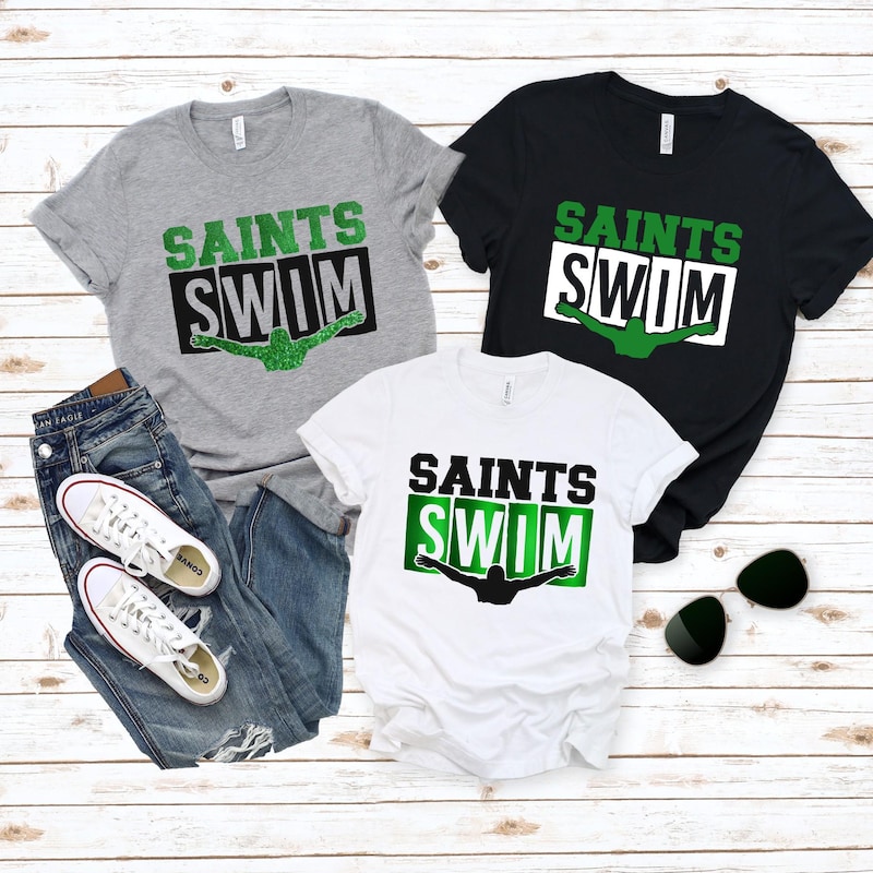 Swim Spirit Wear Shirts - Etsy