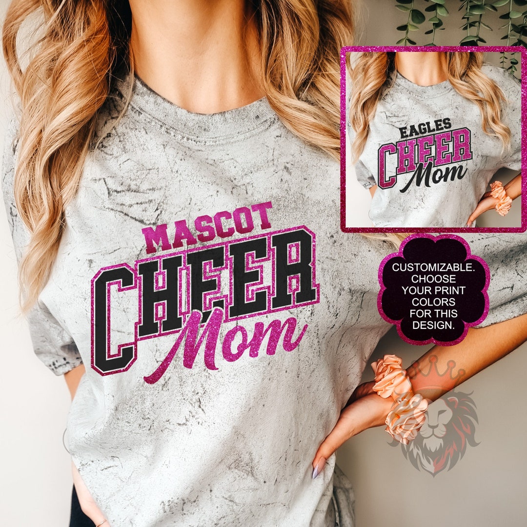 Custom Cheer Mom Spirit Wear on Comfort Colors T-shirts and - Etsy