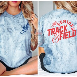 Custom and Personalized Track & Field Spirit Wear on Comfort Colors ...