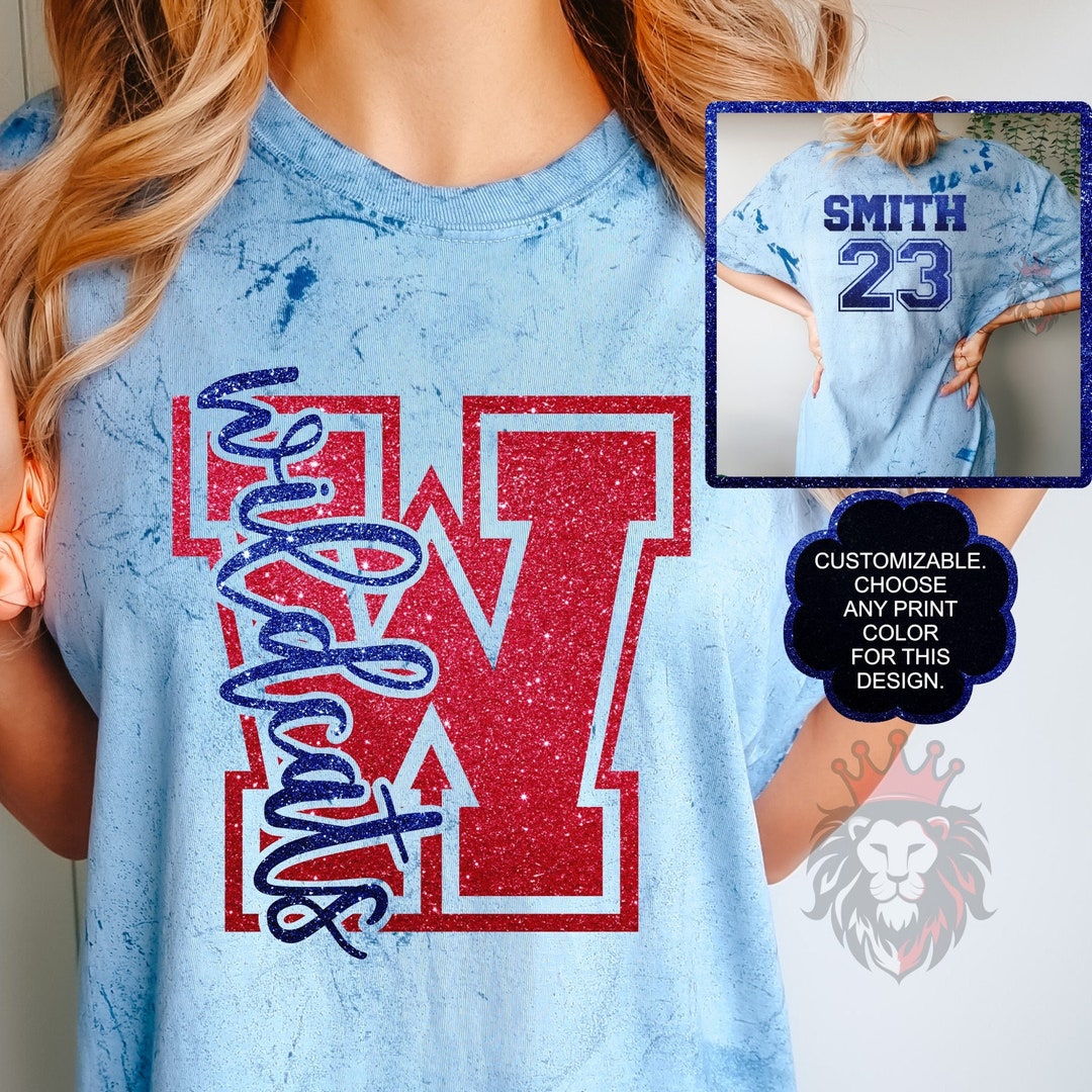 Custom Wildcats Spirit Wear on Comfort Colors Color Blast - Etsy