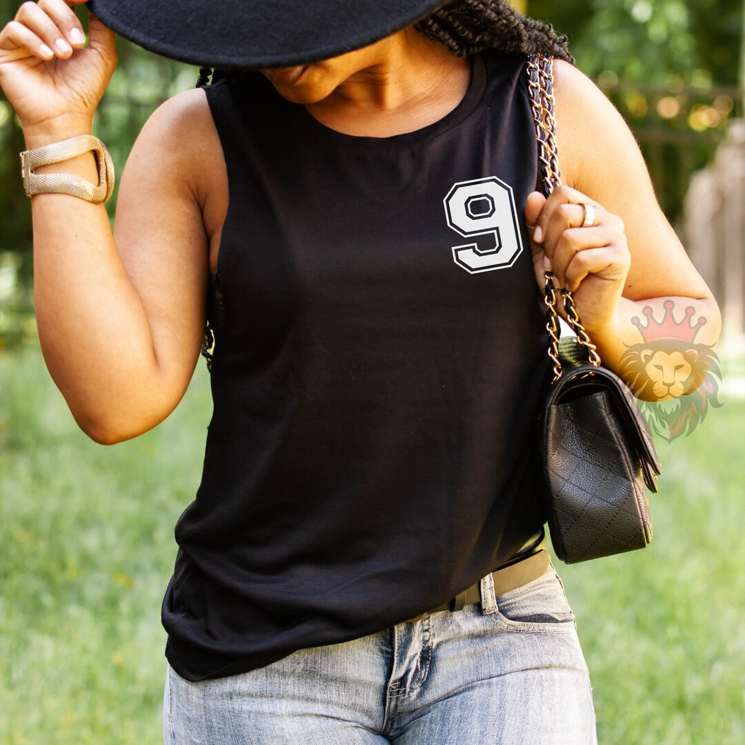 Custom and Personalized Name & Number Ladies Tank Tops | Varsity ...