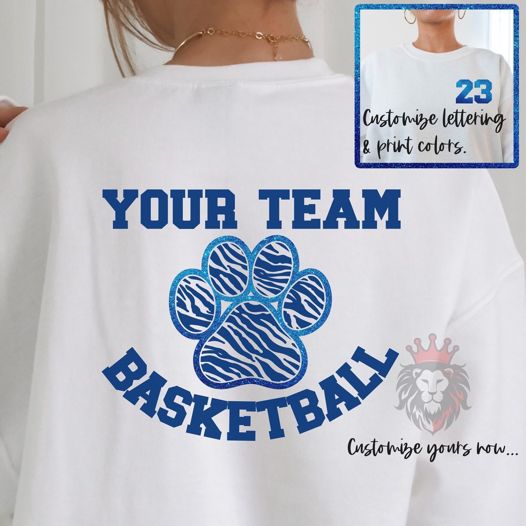 Basketball Mascot Spirit Wear T-shirts Sweatshirts & Hoodies - Etsy