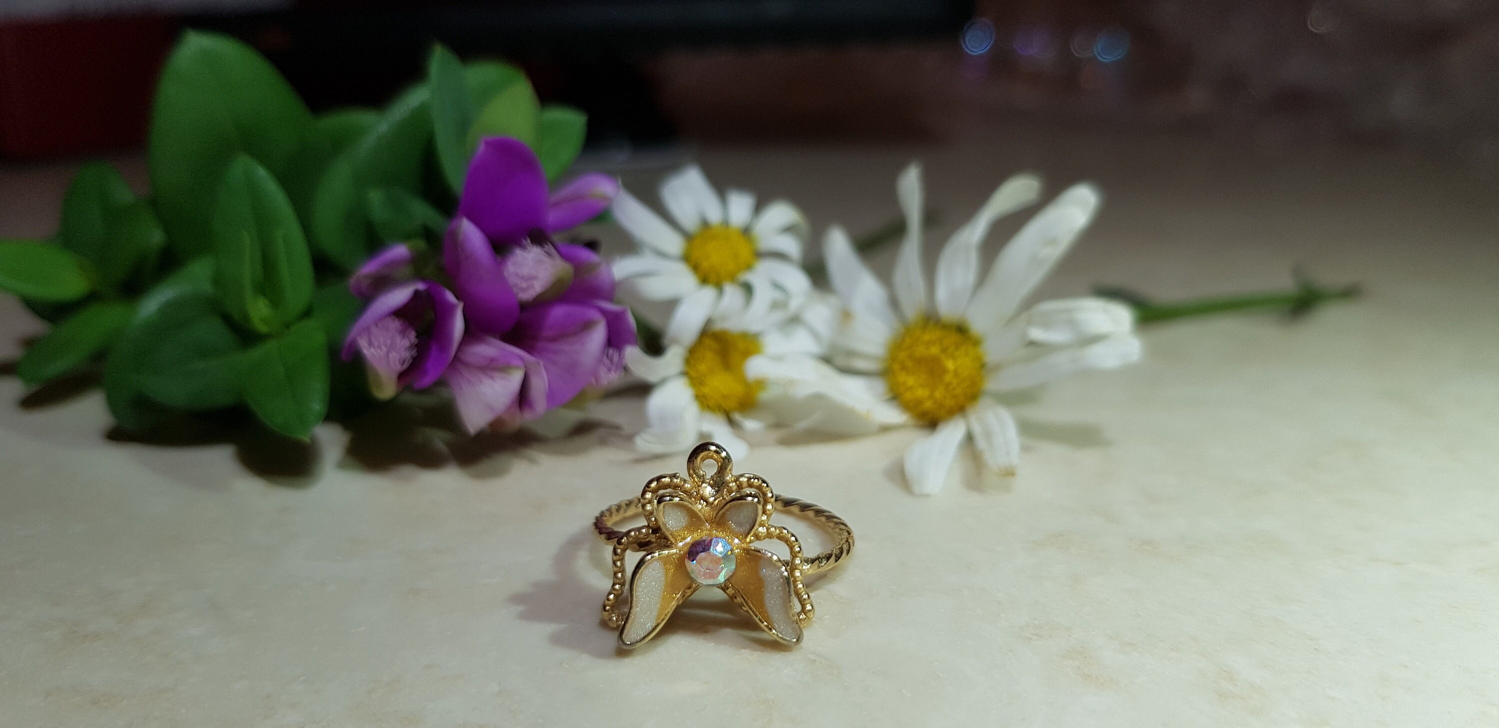Cute Gold Delicate Fairy Flower Butterfly Rabbit Adjustable Fabulous ...