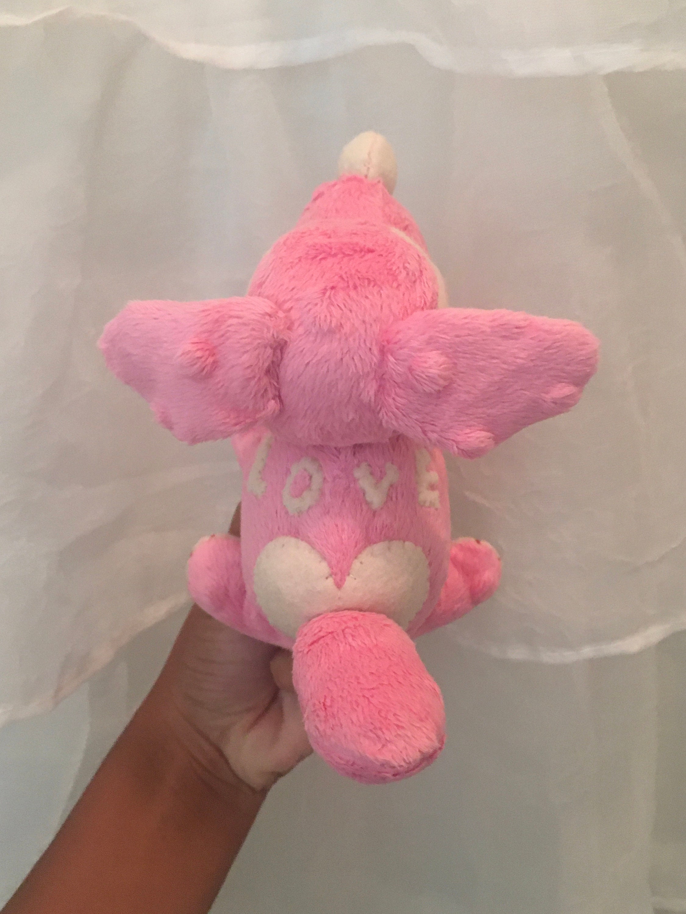 Small Baby Pink Dog Plush - Etsy