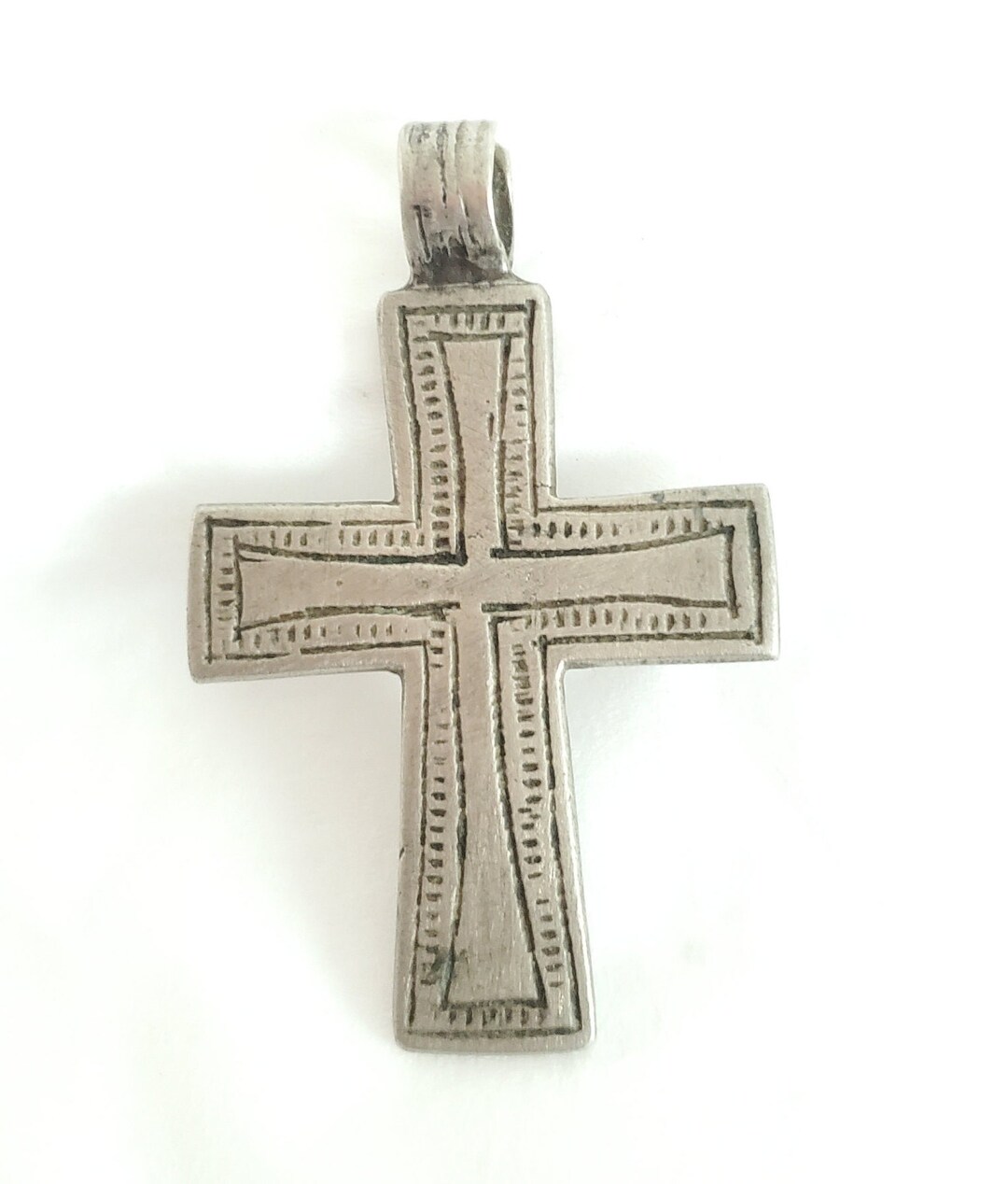 Antique Ethiopian Christian Silver Cross Pendant,amulet Pendant,genuine ...