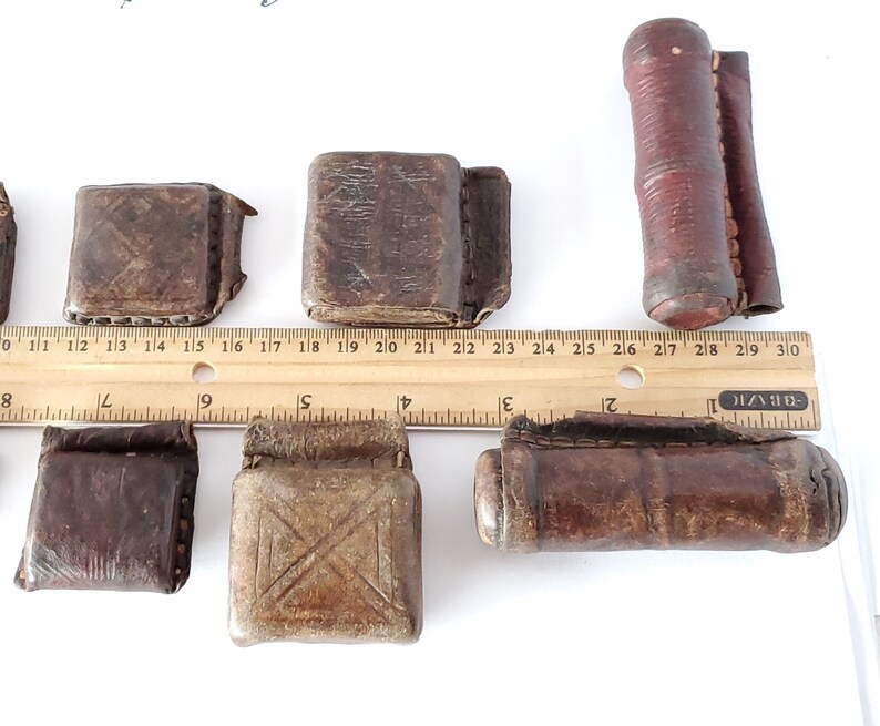 1 Old Ethiopian Leather Healing Scroll Protection Amulet Large | Etsy