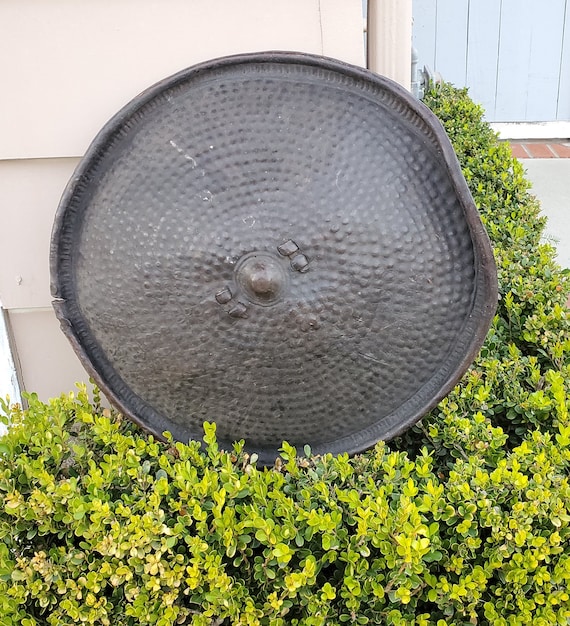 Authentic African Ethiopian Leather Shield From Ethiopia Early - Etsy