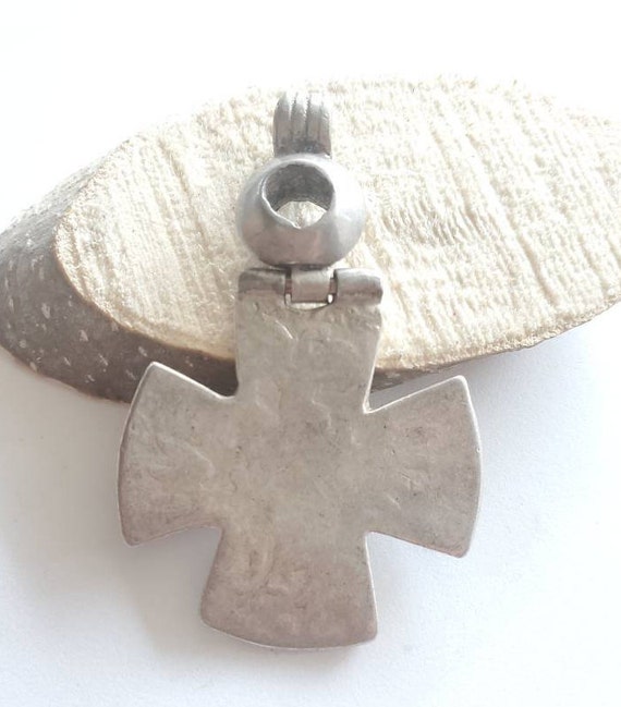 Antique Ethiopian Christian silver cross pendant,ethn… - Gem