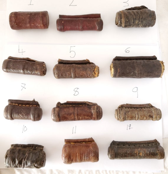 1 Old Ethiopian Leather Healing Scroll Protection Amulet Large | Etsy