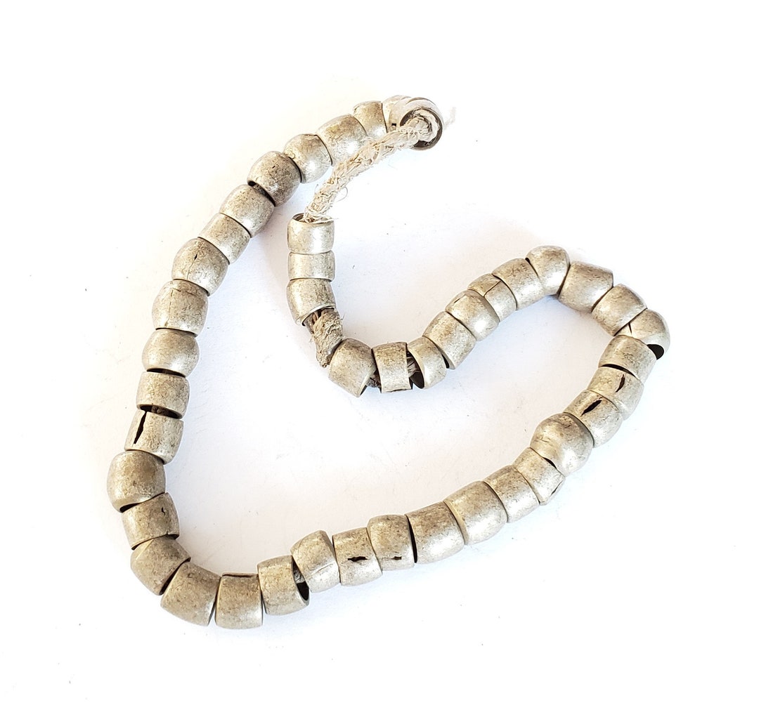 Antique Ethiopian Strand of Silver Heishi Anklet 1930s,ethiopian Silver ...