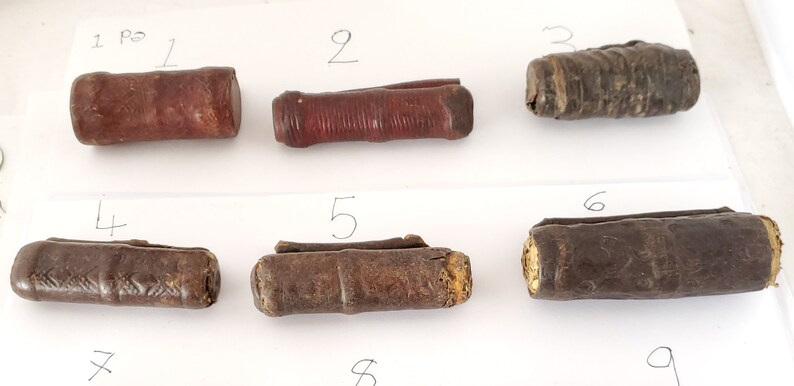 1 Old Ethiopian Leather Healing Scroll Protection Amulet Large - Etsy