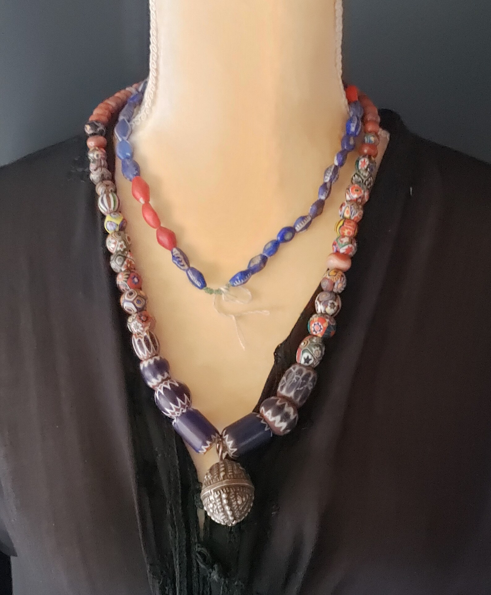 Antique Seven Layer Chevron Venetian Millefiori Kiffa Agate - Etsy