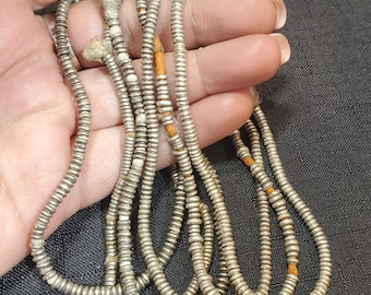 Antique Ethiopian Strand of Silver Heishi Anklet 1930s - Etsy