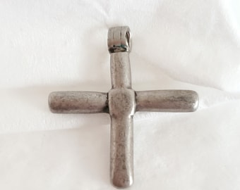 Antique Ethiopian Christian Silver Cross Pendant,amulet Pendant,genuine ...