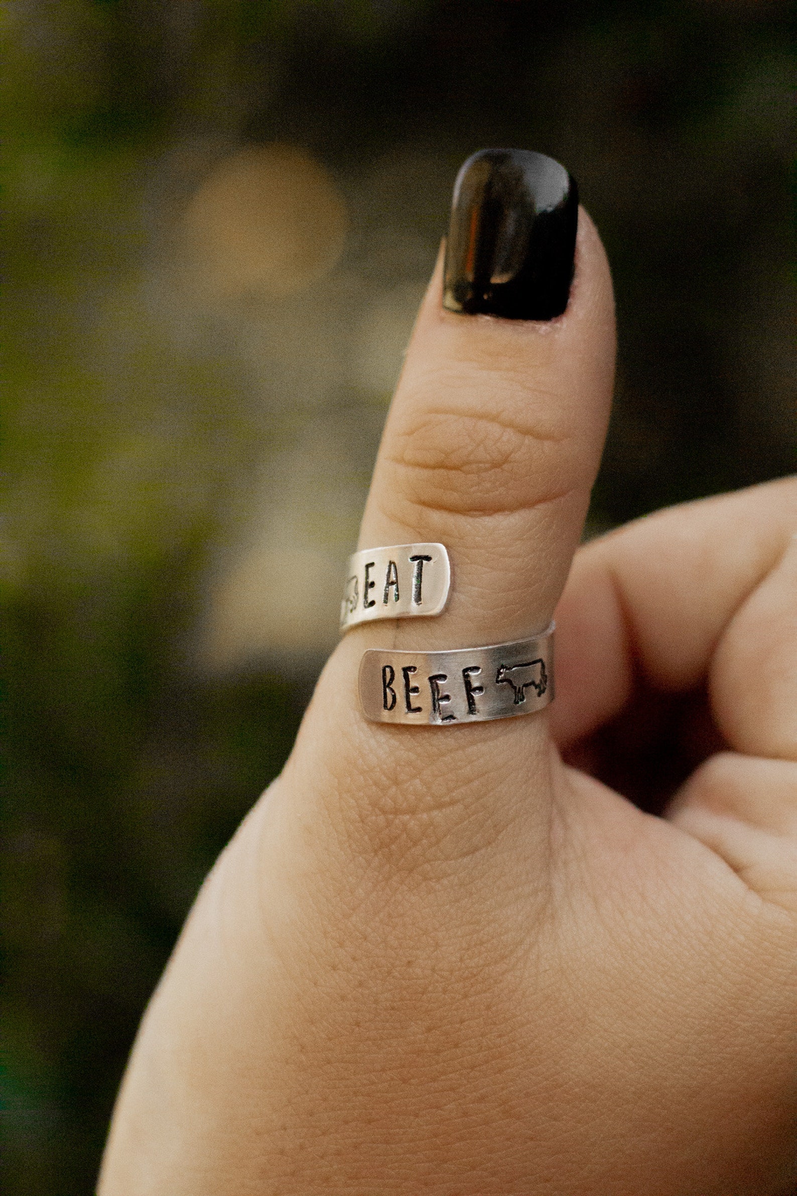 CUSTOM Ring Western Ring Western Wrap Ring Personalized | Etsy