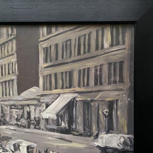 Frank Mcfadden (scottish B.1972) the Gorbals Glasgow Cityscape Picture ...