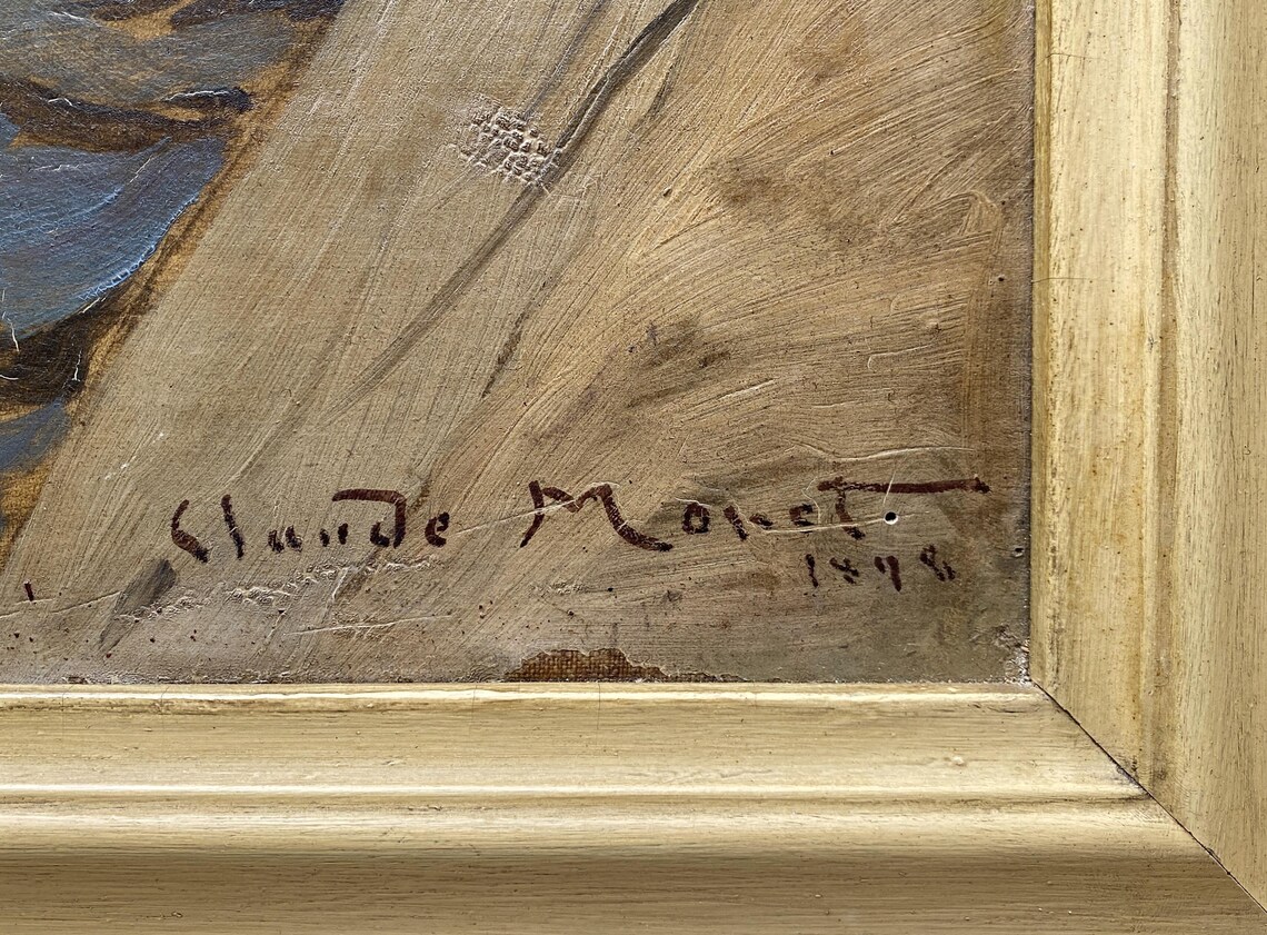 CIRCLE OF Claude Monet 1840-1926 Interesting French Impressionist Oil ...