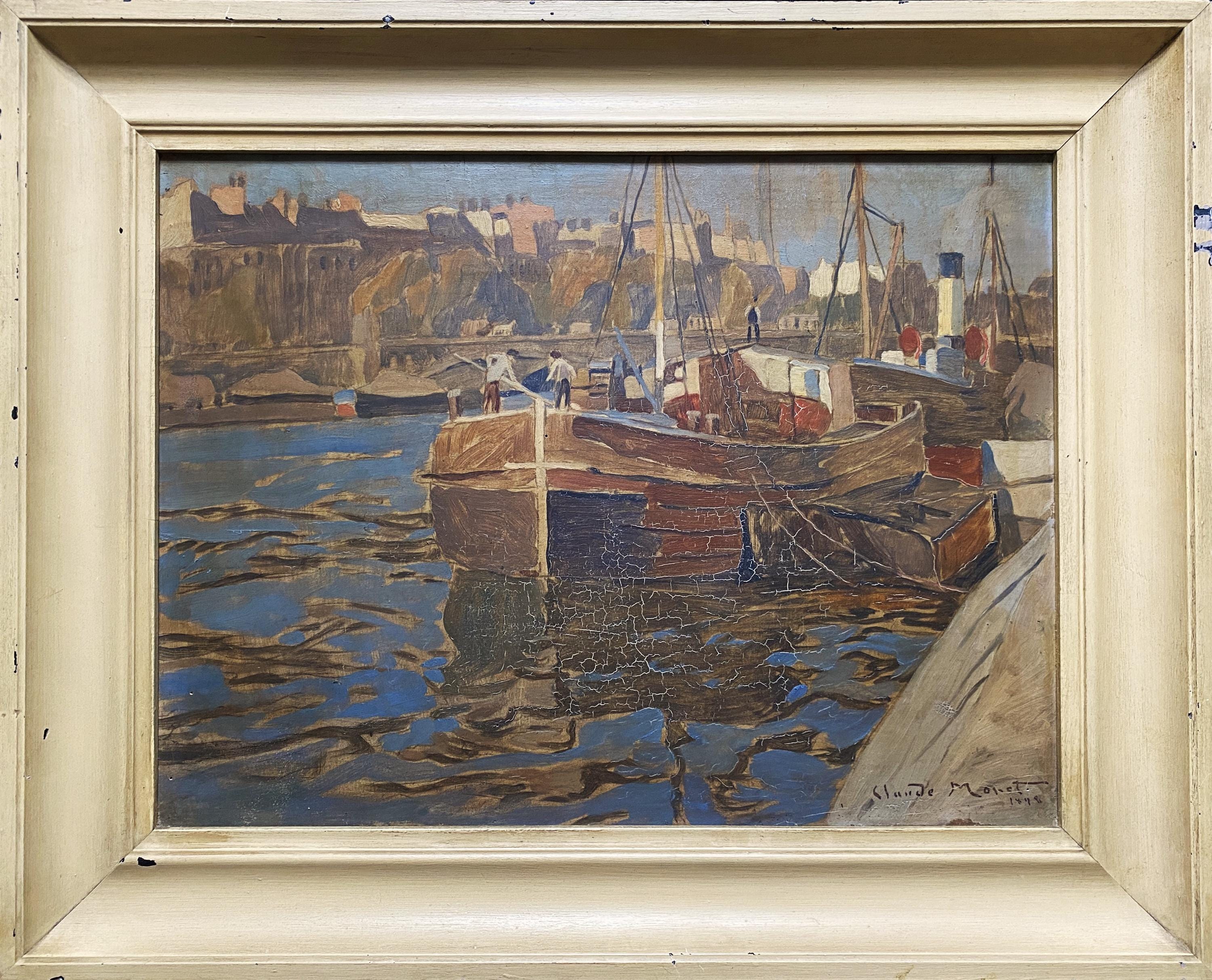 CIRCLE OF Claude Monet 1840-1926 Interesting French Impressionist Oil ...