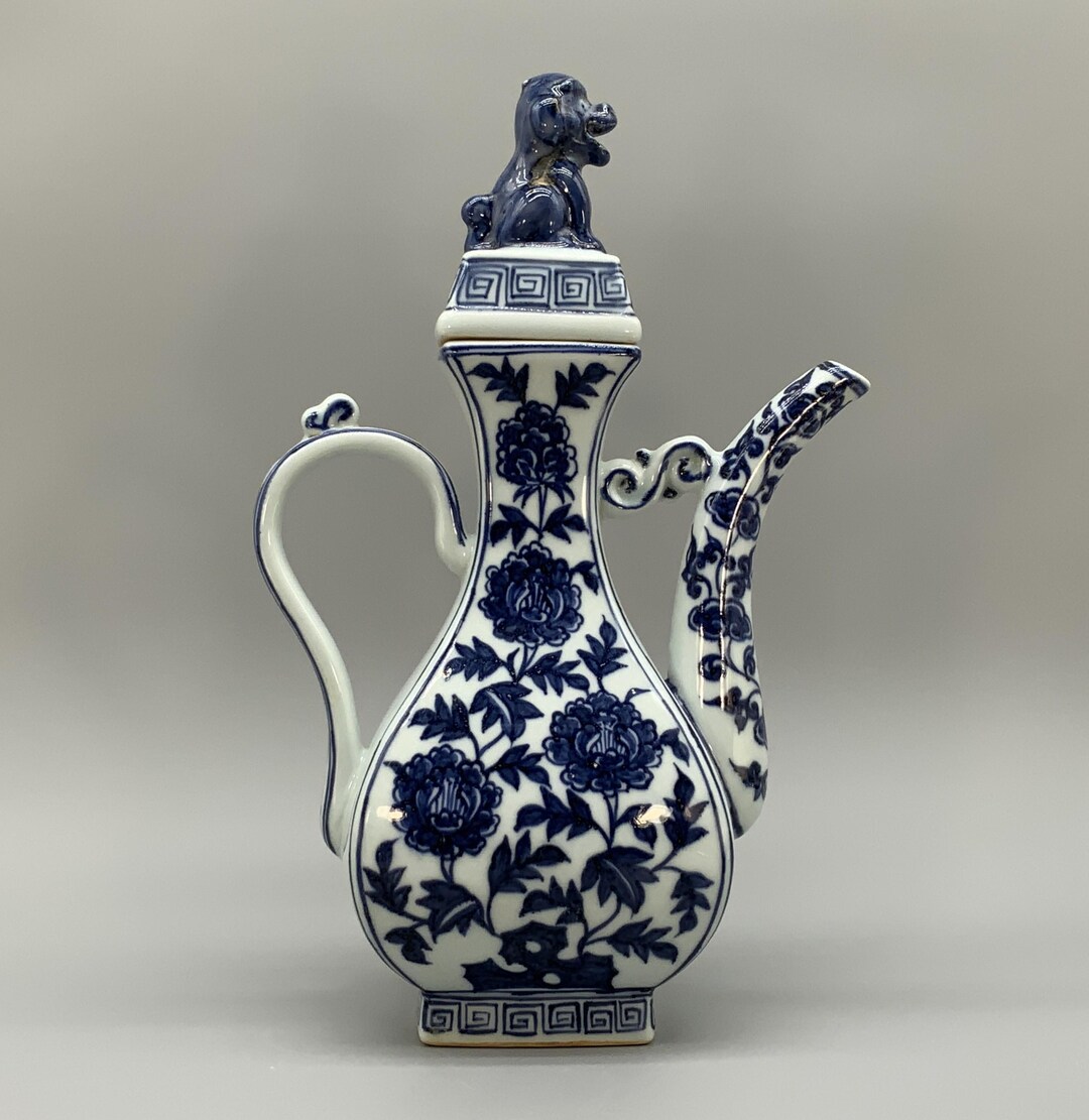 Superb Early 20thc Chinese Blue & White Ming Dynasty Style Porcelain ...