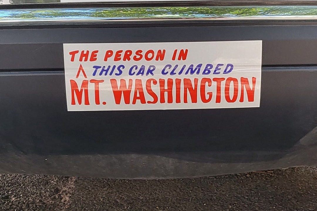 Mount Washington Bumper Sticker - Etsy