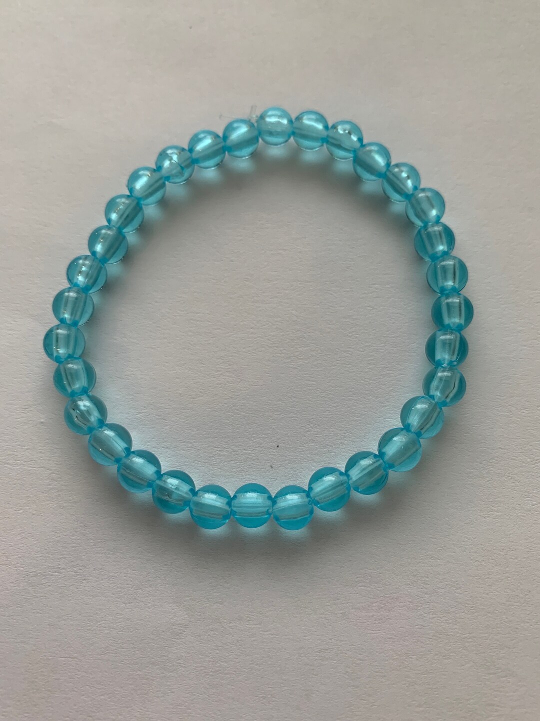 Clear Light Blue Bracelet - Etsy