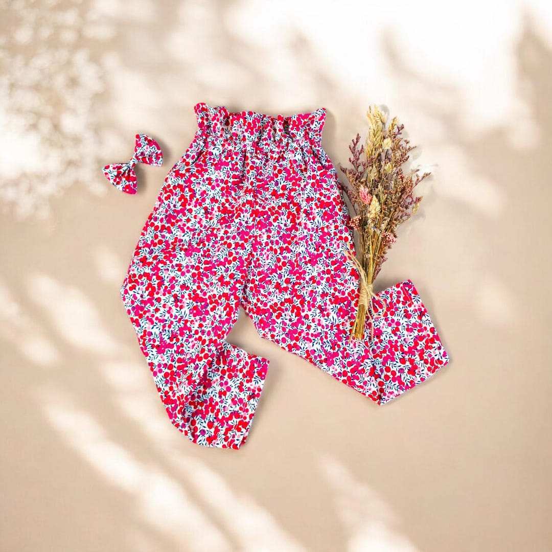 Liberty London Pants, Floral Print Pants, Tulip Pants, Liberty Kid ...