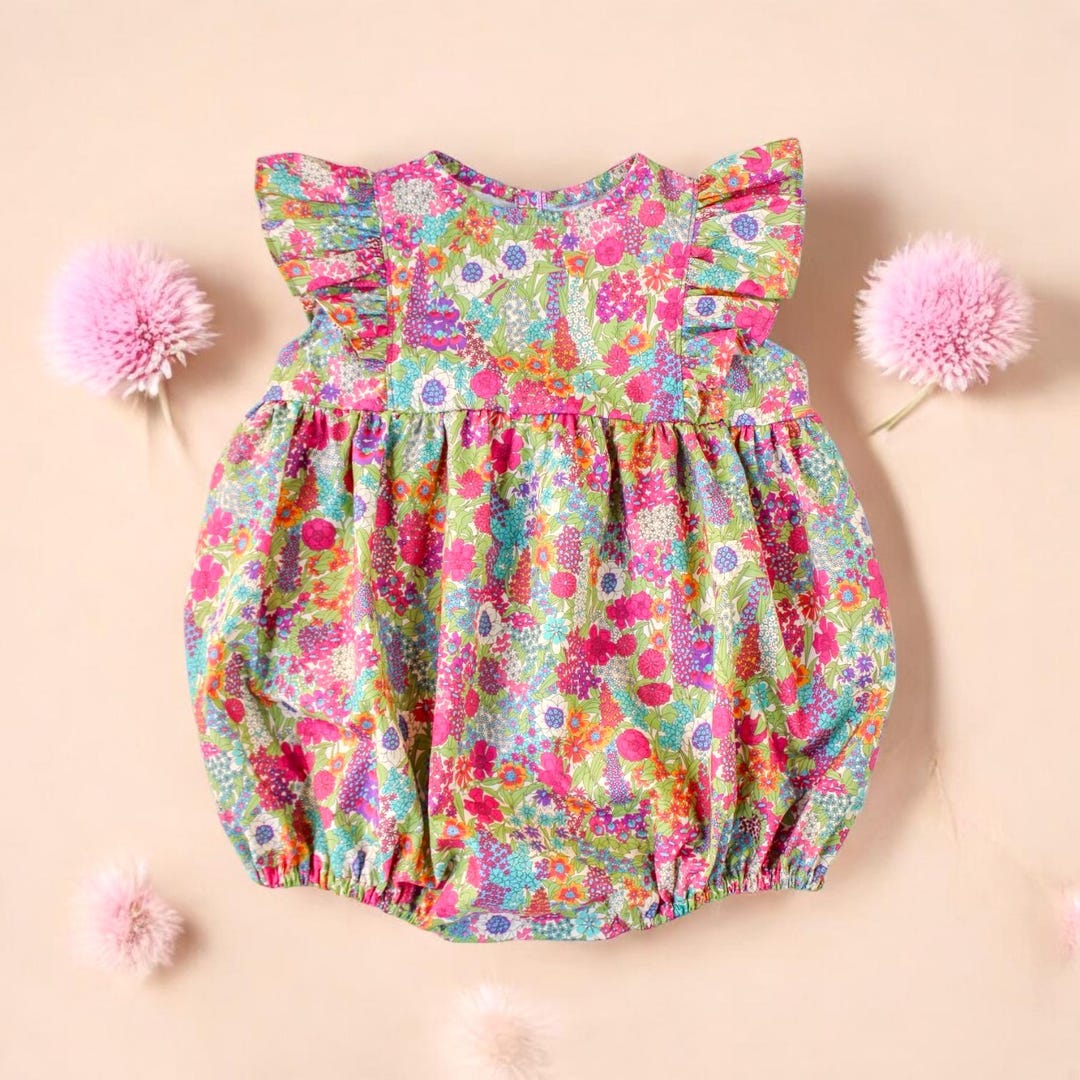 Liberty Baby Bubble, Liberty Baby Clothing, Liberty Print Romper ...