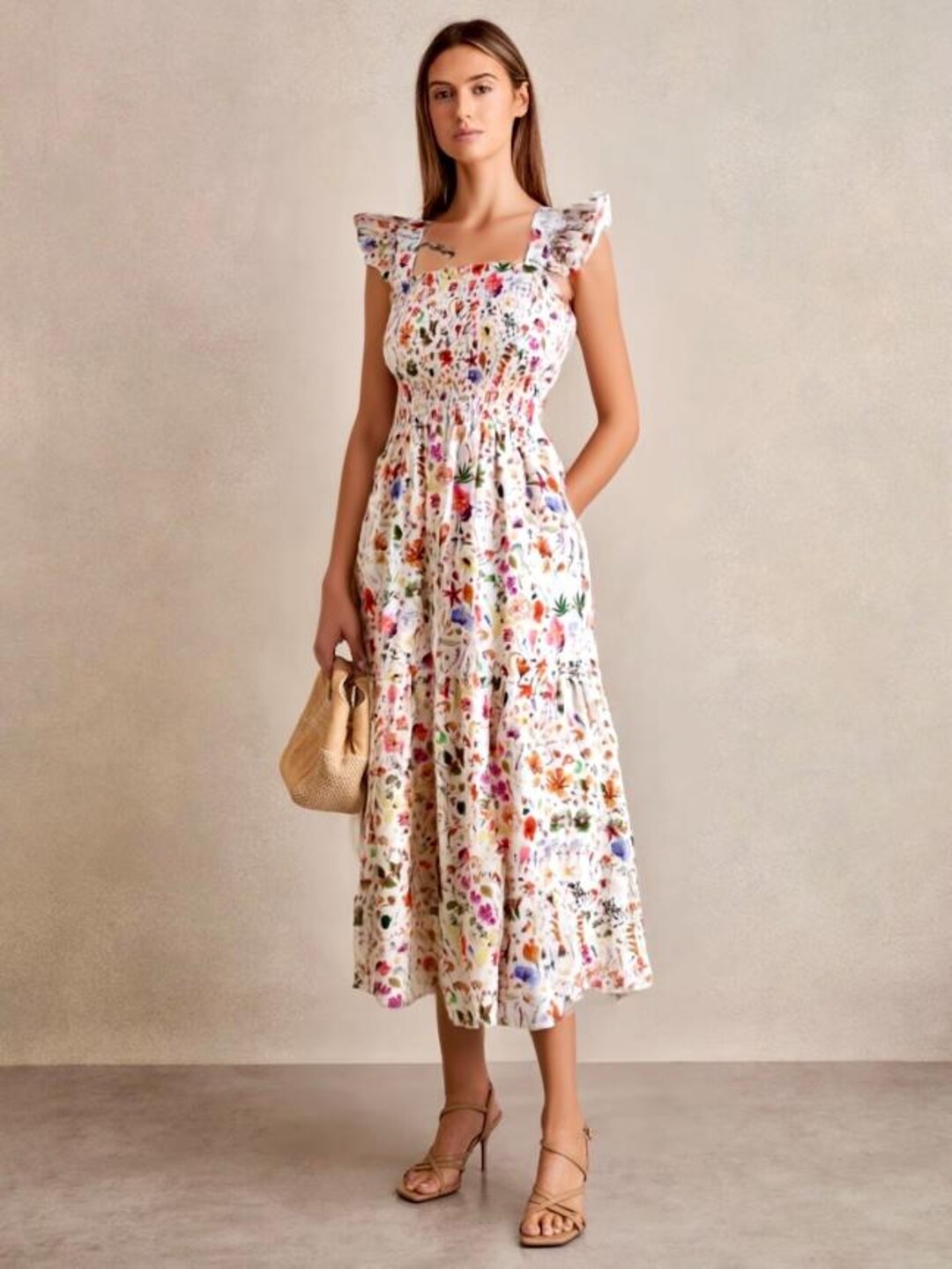 Floral Liberty London Smock Sun Dress - Etsy