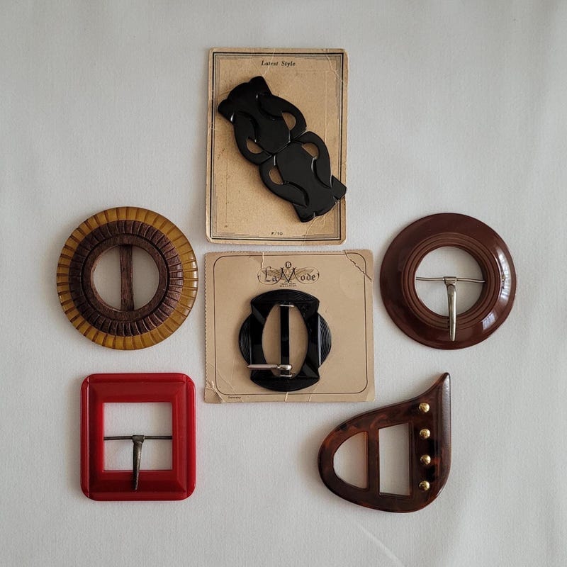 Bakelite Buckles - Etsy