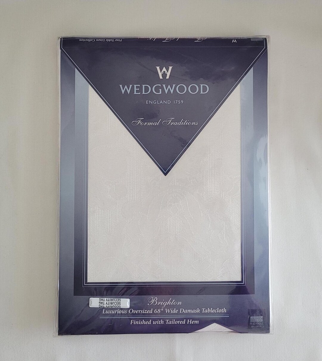 Wedgwood Formal Traditions Damask Tablecloth 68x84 Rectangular ...