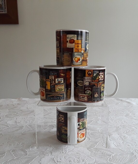 Home & Living includes 2 mugs and 2 plates Lot of 4 Homestead Pantry ...