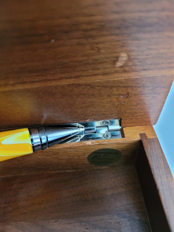 Bovano of Cheshire Enamel on Copper Solid Walnut Divi… - Gem