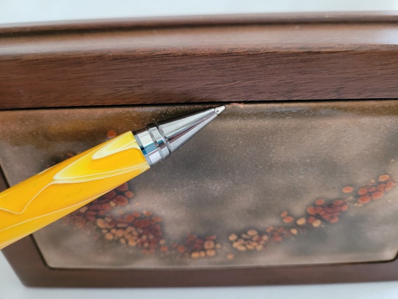 Bovano of Cheshire Enamel on Copper Solid Walnut Divi… - Gem