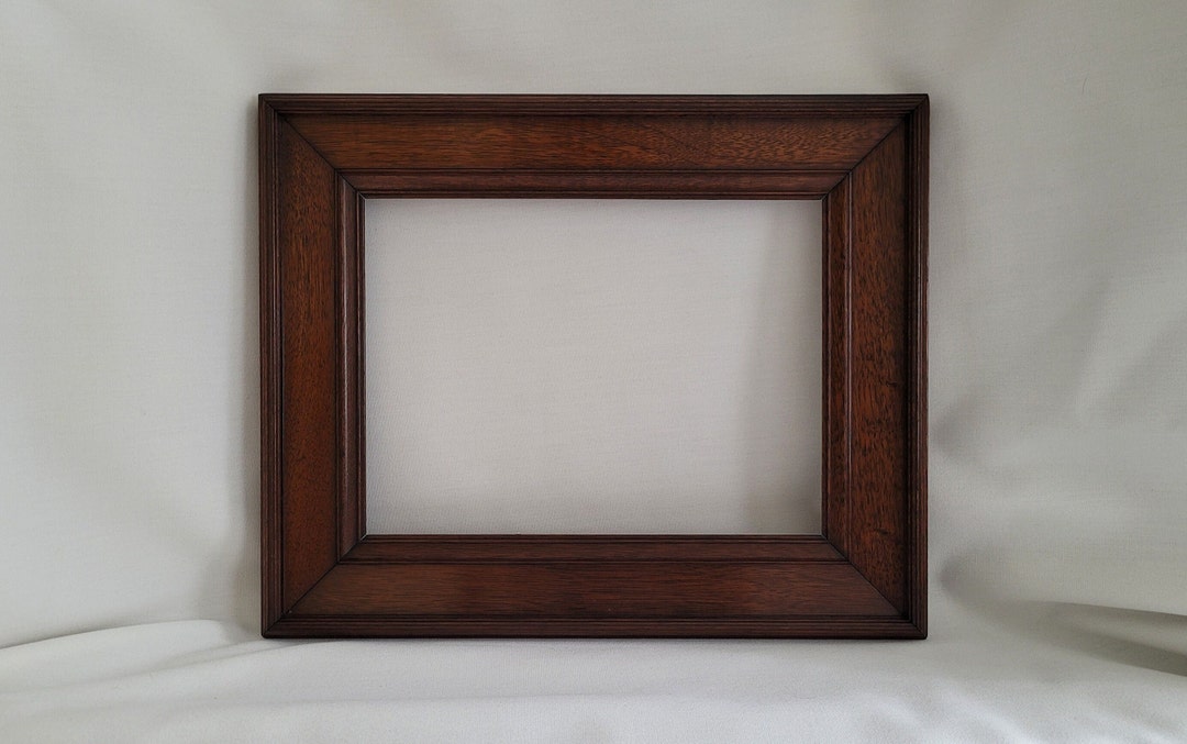 Antique Solid Walnut 6-3/4 X 9 Picture Frame 1/2 Rabbet Depth Readily ...
