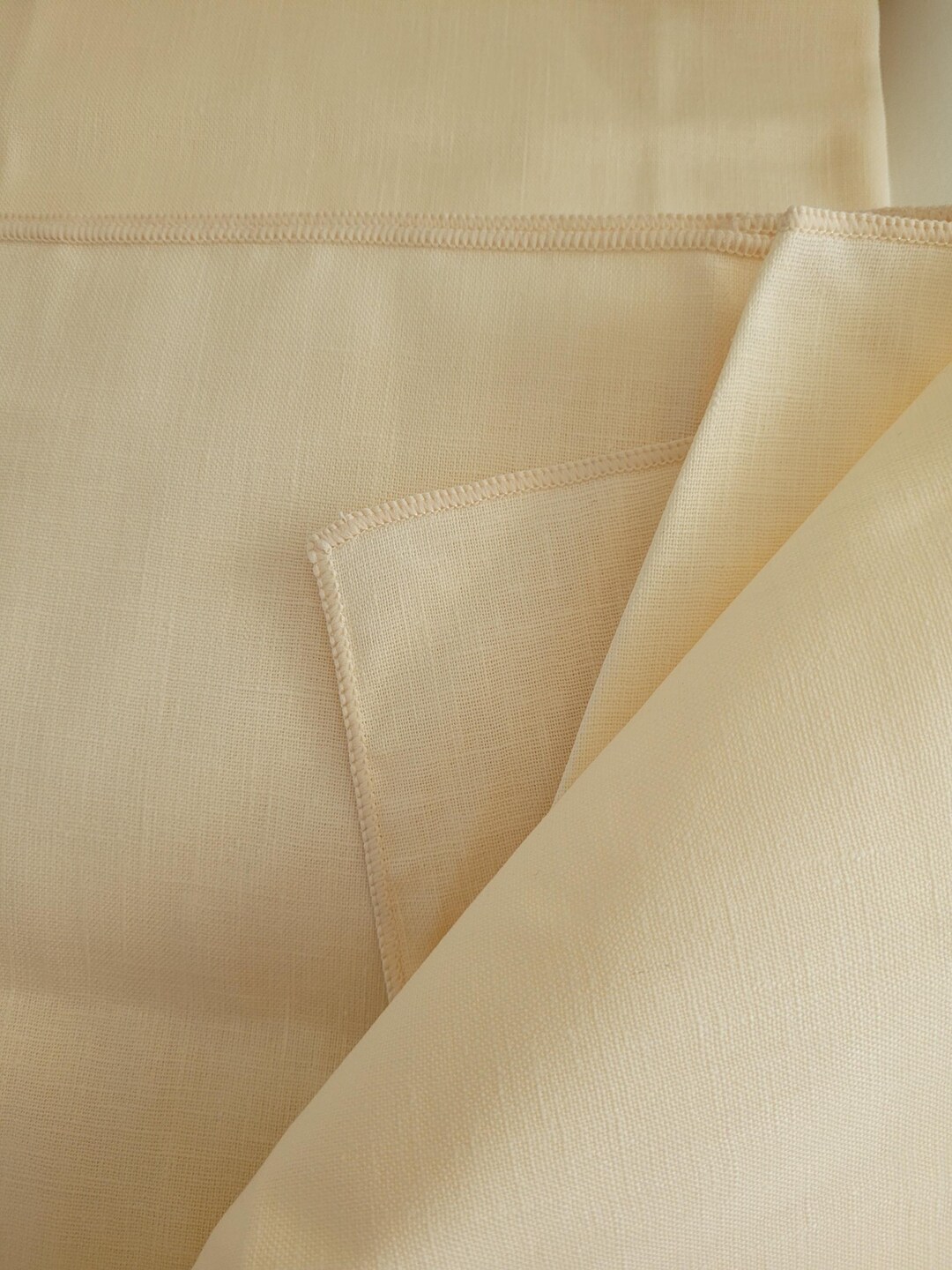 NOS Bardwil Linens 60" X 84" Tablecloth ~ IVORY, Cotton-polyester Blend ...
