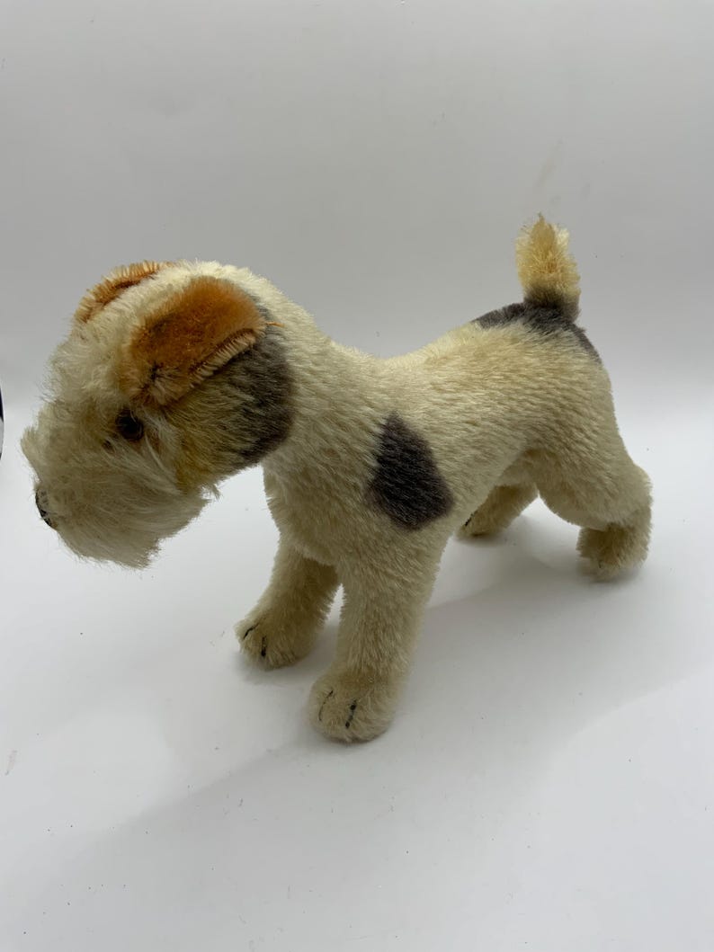 Vintage Steiff Terrier Plush 10 Inches - Etsy