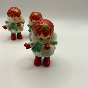 Vintage Lefton Christmas Figurines Lot of 3 - Etsy
