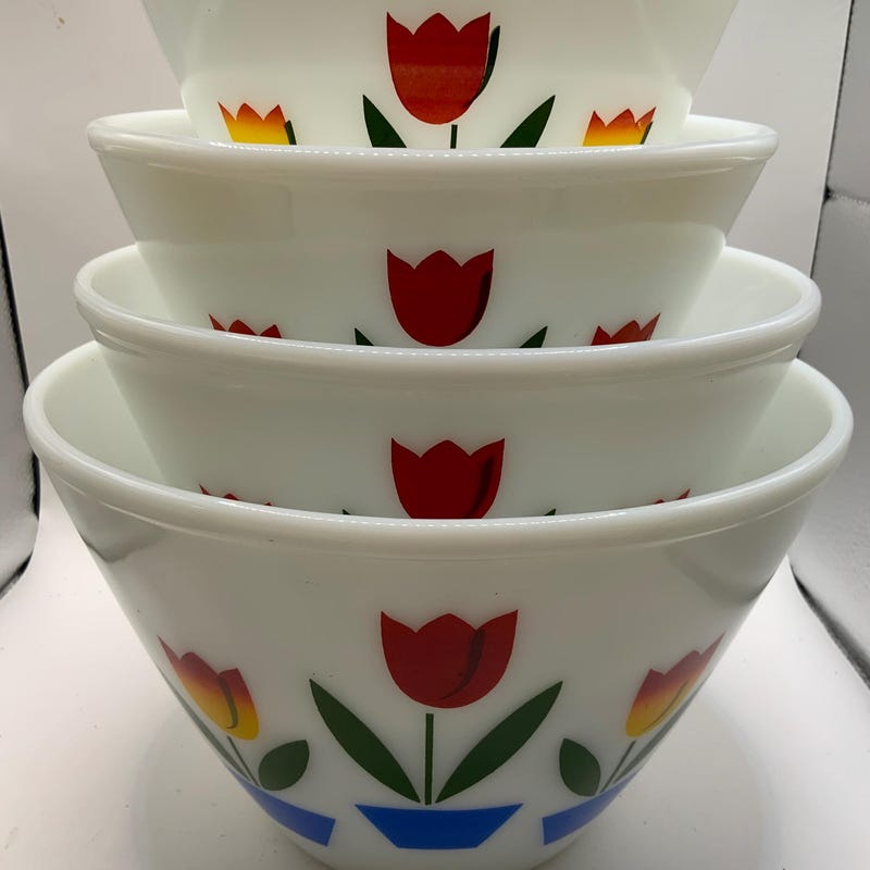 Fire King Tulip - Etsy