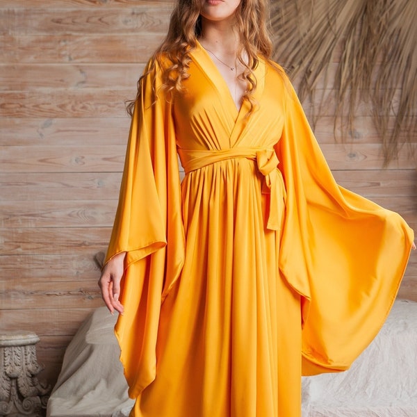 Chiffon Robe - Etsy