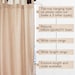 Custom Linen Curtains, Linen Roll up Curtains, Tie up Linen Curtain ...