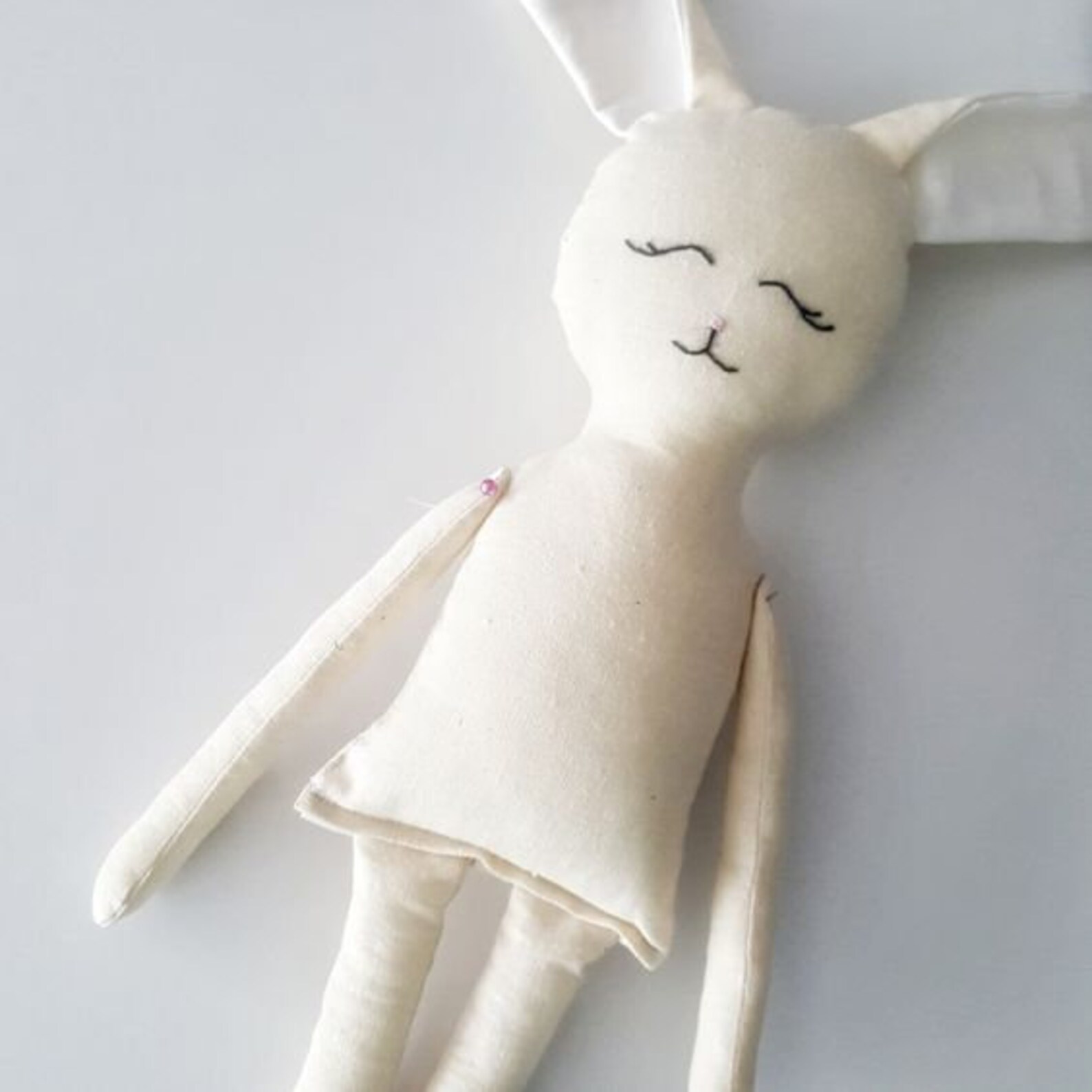 Bunny Rag Doll PDF Sewing Pattern, Cloth Easter Bunny Doll, Bunny ...