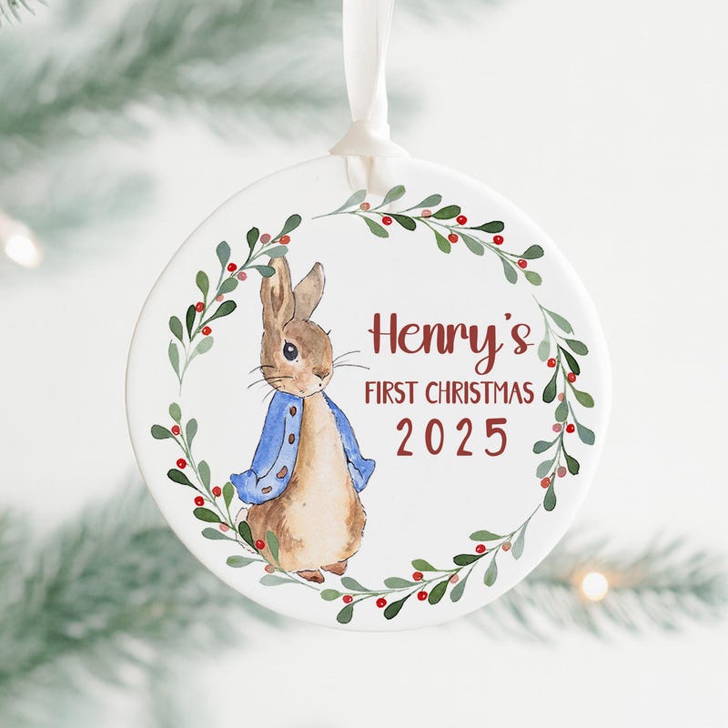 Peter Rabbit First Bauble - Etsy UK