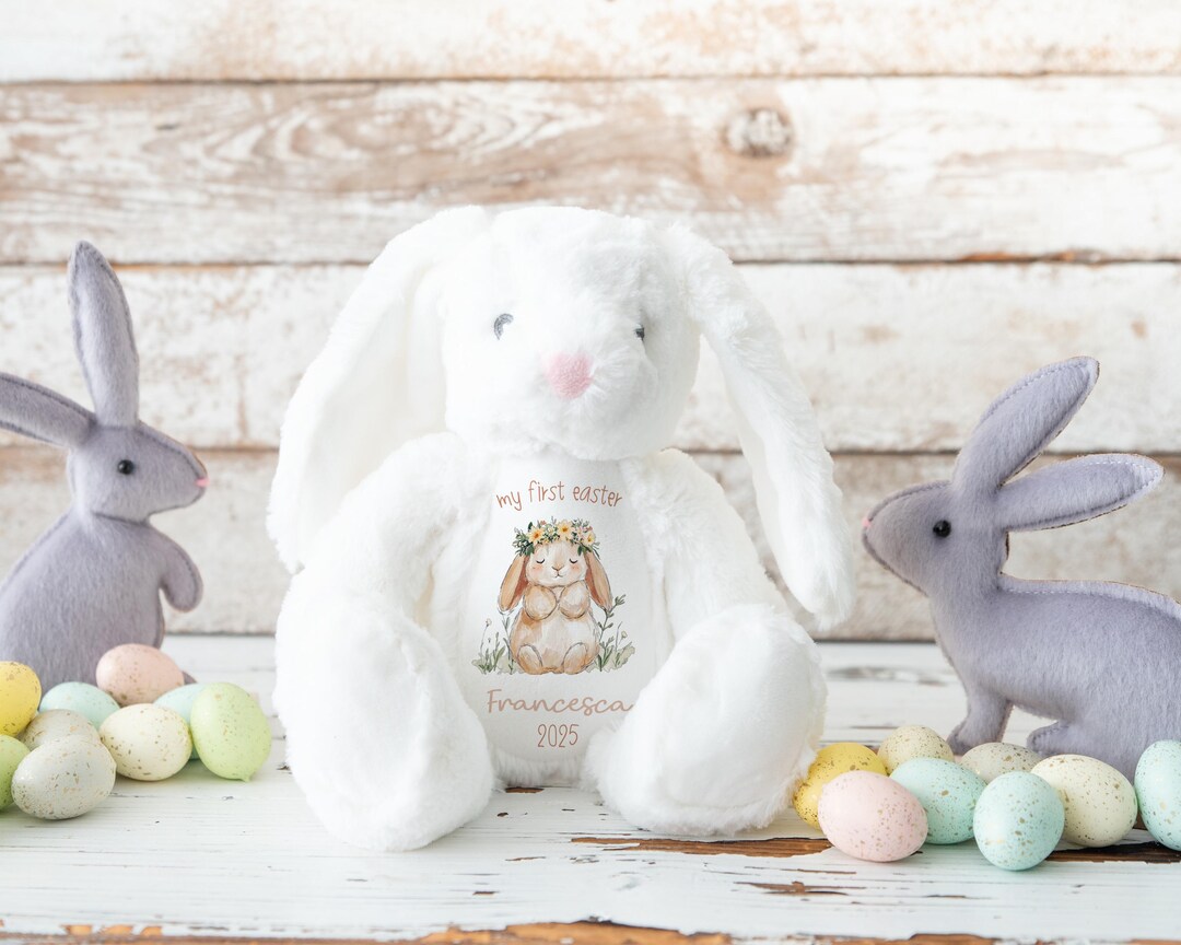 Personalised My First Easter Teddy, First Easter Gift Set, 1st Easter ...