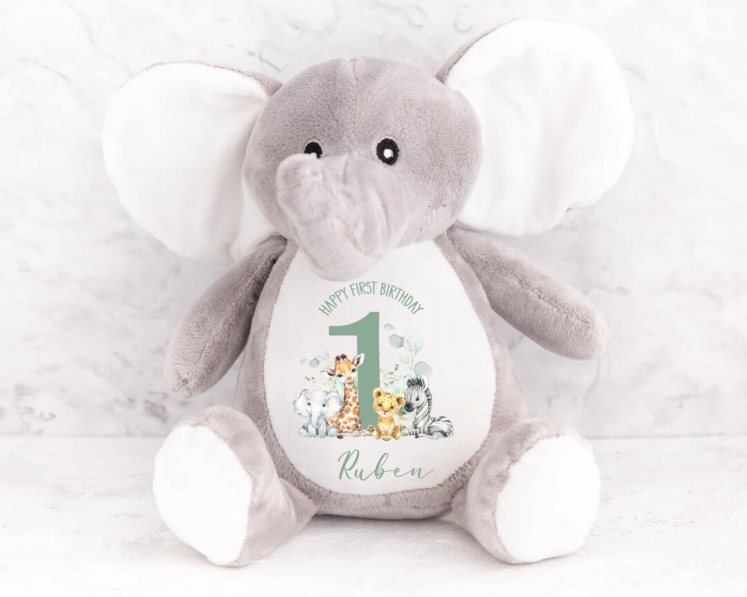 Personalised First Birthday Gift, Baby's 1st Birthday, Plush Teddy ...