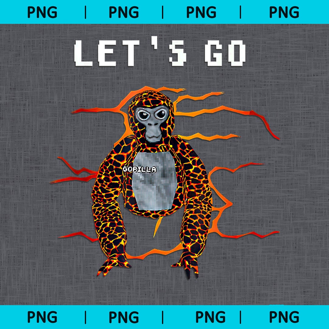 Monke Tag VR Gamer for Kids Png, Gorilla Birthday Decorations, Gorilla ...