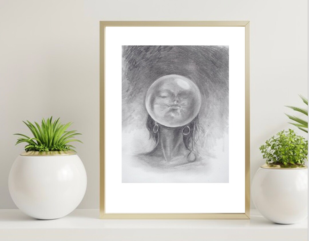 A3 Size Pencil Drawing Fine Art Print - Etsy