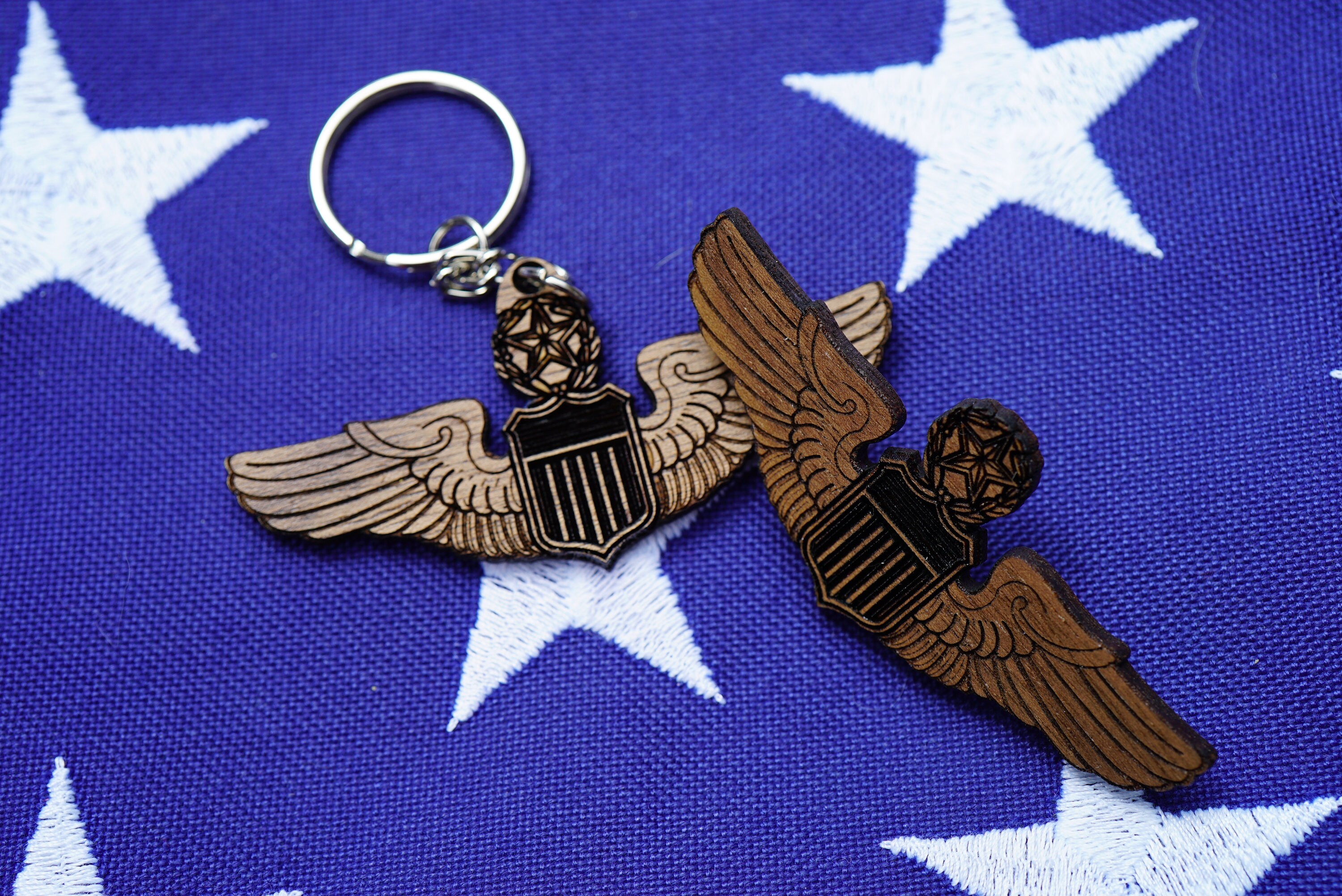 Command Pilot Wings Key Chain Magnet | Etsy